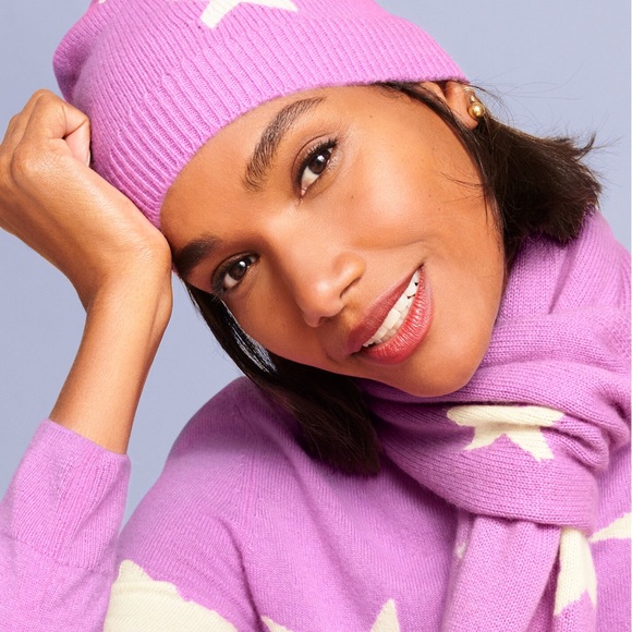 Talbots | Accessories | Talbots Cashmere Stars Scarf And Hat | Poshmark